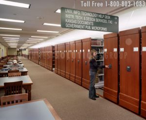Library Compact Bookstack Shelving