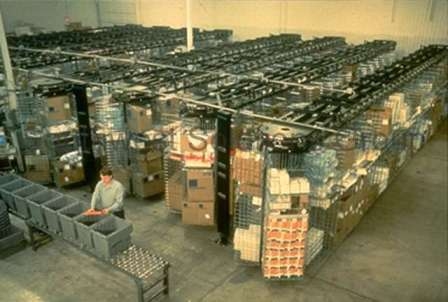 Horizontal Storage Carousels Images - High Density Storage Shelving ...