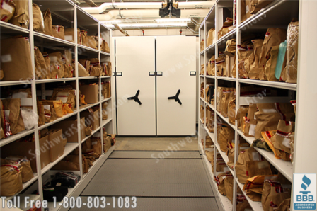Spacesaver High Density Evidence Storage Racks & Shelving Seattle Spokane