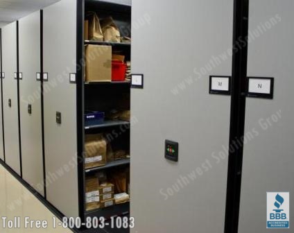 Spacesaver High Density Evidence Storage Racks & Shelving Seattle Spokane