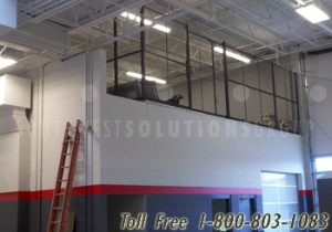 Wire Partition Storage Cage for Automotive Inventory