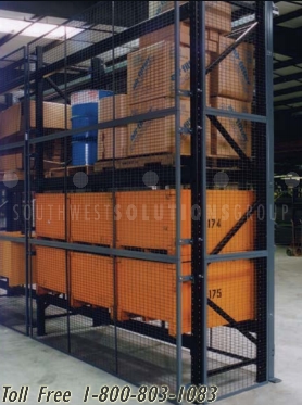 Pallet Rack Guards Jackson | Wire Mesh Security Panels & Rails Gulfport