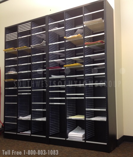 Modular Mail Sorting Furniture Tables & Cabinets | Custom Mail Slots ...