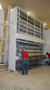 Vinyl Roll Rotating Carousel