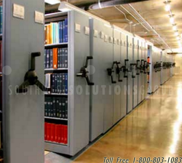 Low Profile Mobile Shelves Widen University Library Book Storage Space ...
