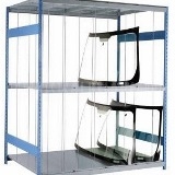 Automotive Vehicle Windshield Racks Storing Car & Truck Replacement Parts