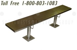 Stainless Steel Jail Benches | Southwest Solutions Group