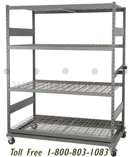 Portable Shipping & Receiving Carts Adjustable Shelves Mobile Bulk ...