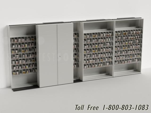 Sliding Pharmacy Divider Shelves Adjustable Prescription Drug Mobile ...