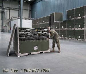 Military Parachute Deployment Containers