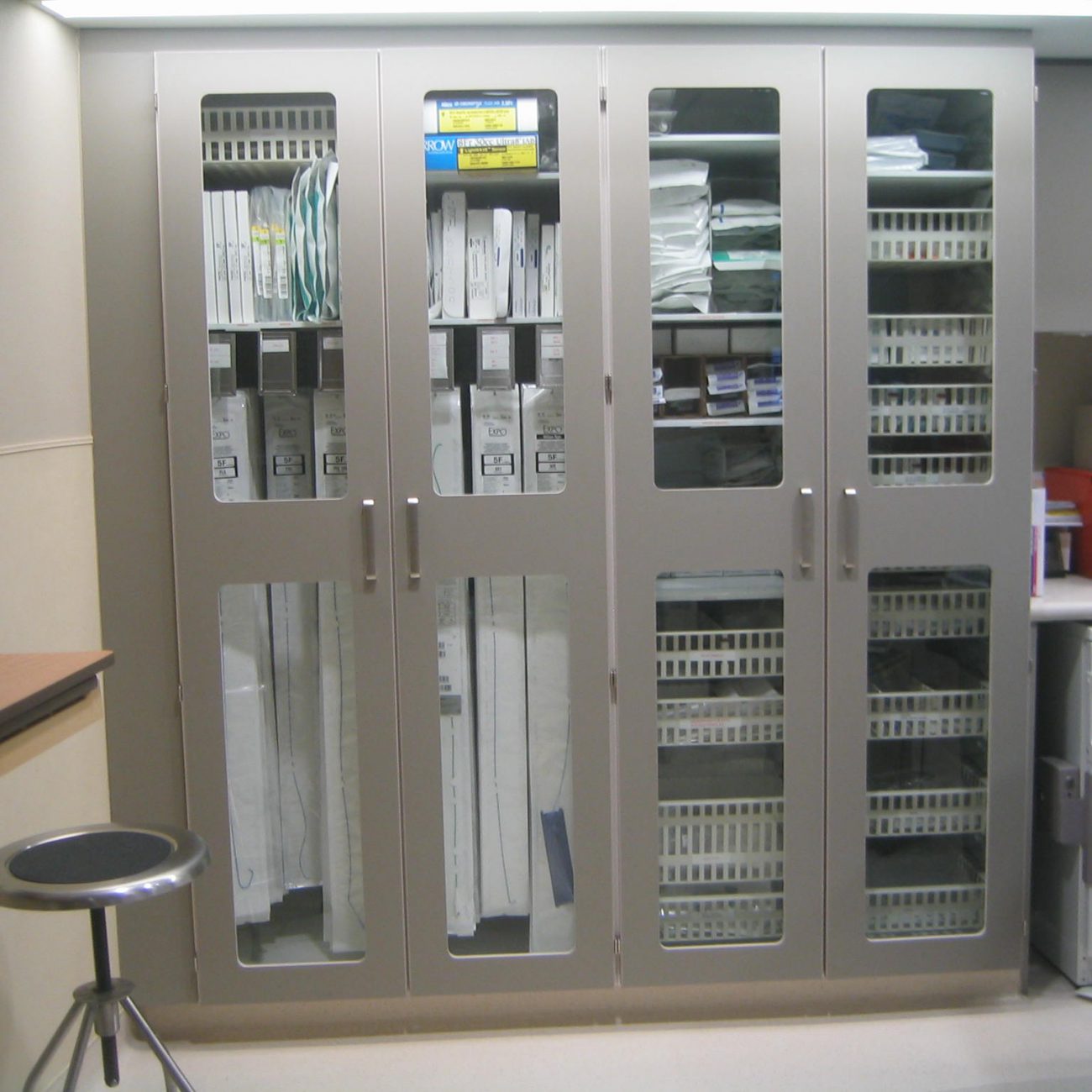 Medical Supply Chain Two Bin Kanban Racks PAR Room