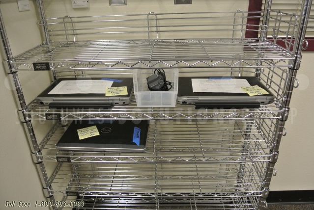 Wire Laptop Storage Rack & Shelving | SSG