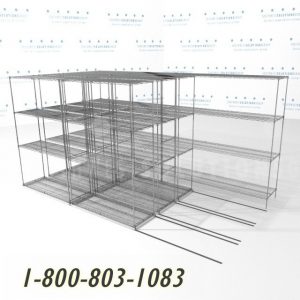 Sliding Wire Shelving
