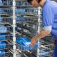 No Stack Sterile Processing Blue Wrap Surgical Tool Pack Storage Racks ...