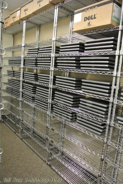 Wire Laptop Storage Rack & Shelving | SSG