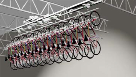 Bike Storage Lift Ceiling | Shelly Lighting