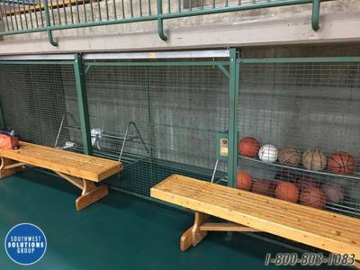Cage Athletic Equipment Storage Systems