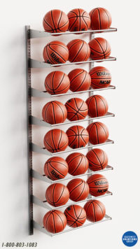 Basketball Storage Shelves