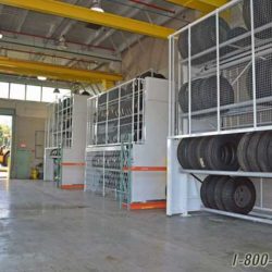 Tire Carousels and Tire Storage Racks