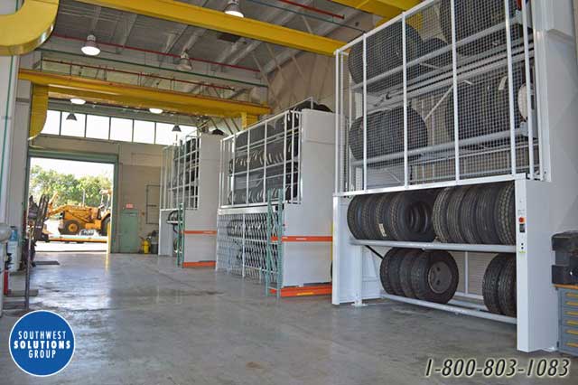 Tire Carousels and Tire Storage Racks