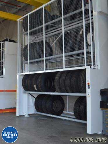Tire Carousels and Tire Storage Racks
