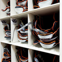 Football Shoulder Pad Racks | Southwest Solutions Group