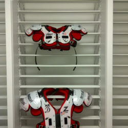 Football Shoulder Pad Racks | Southwest Solutions Group