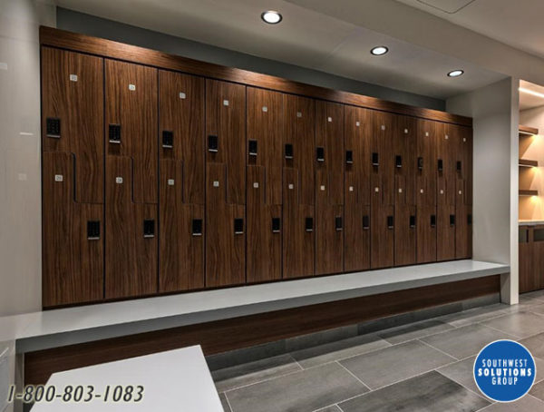 Wood Laminate Spa & Gym Lockers