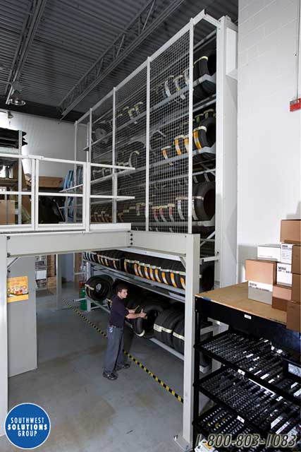 Tire Carousels and Tire Storage Racks