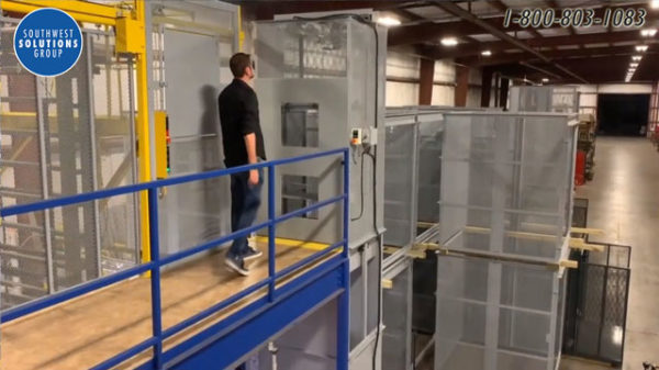 Automotive Vertical Mezzanine Lift