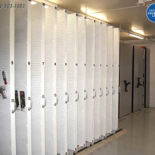 Automotive Pull-Out Pegboard Storage Rack