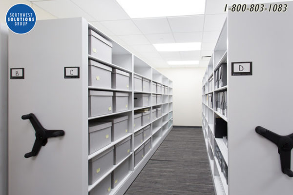 Mobile Archive Shelving | Southwest Solutions Group