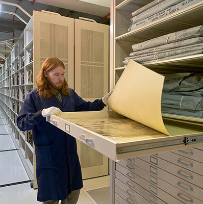 Museum Flat File Cabinet
