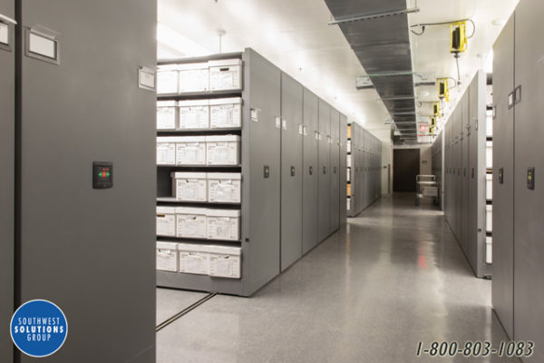 Mobile Archive Shelving | Southwest Solutions Group