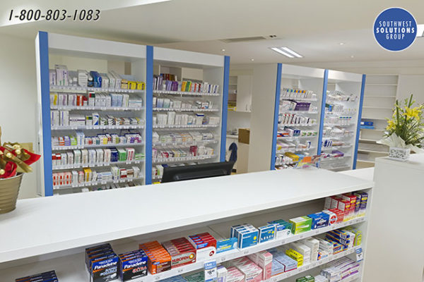 Hospital Pharmacy Shelving | Southwest Solutions Group