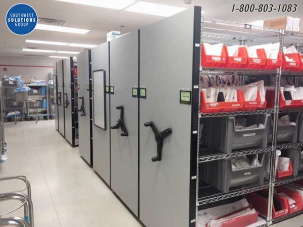 Healthcare High-Density Mobile Storage