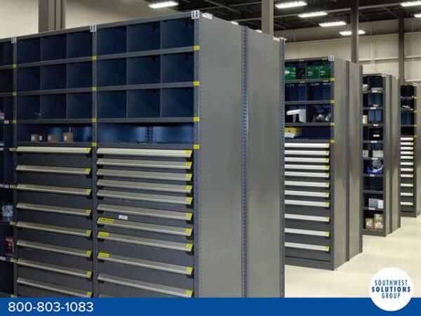 Industrial Drawer Shelving