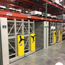 Rolling Shelves On Tracks