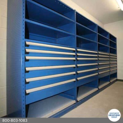 Industrial Drawer Shelving