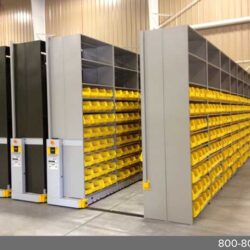 Rolling Shelves On Tracks