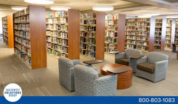 Cantilever Library Shelving