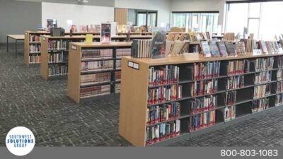 Cantilever Library Shelving