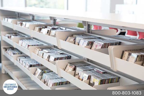 Library Media Shelving