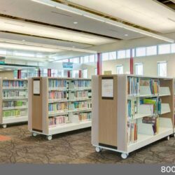 Library Shelving on Wheels