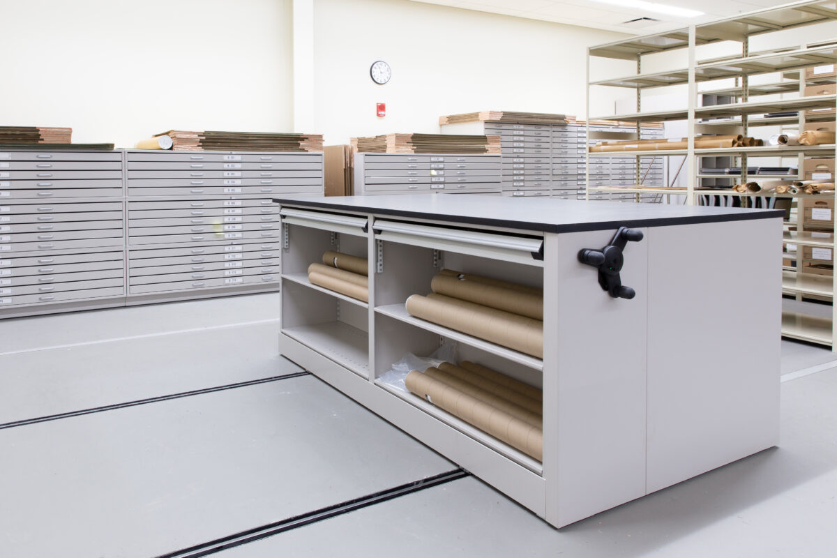 Museum Prep Tables on Wheels